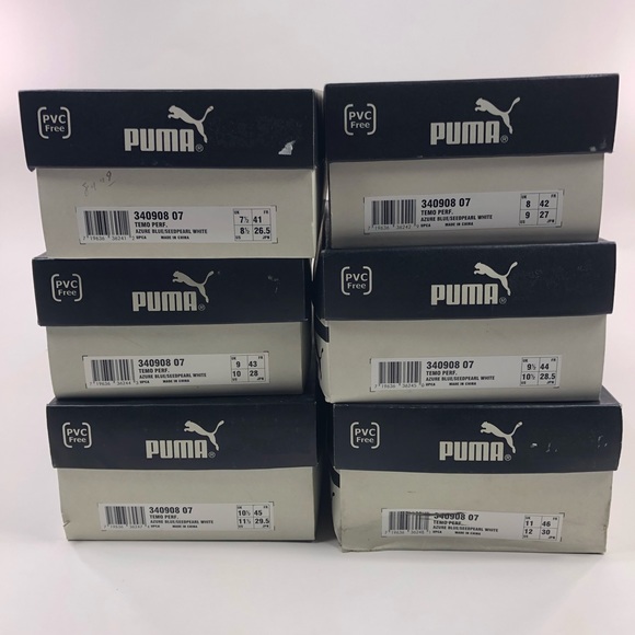 Puma | Shoes | Puma Temo Perf Azure Blue Retro Shoes 3490807 | Poshmark